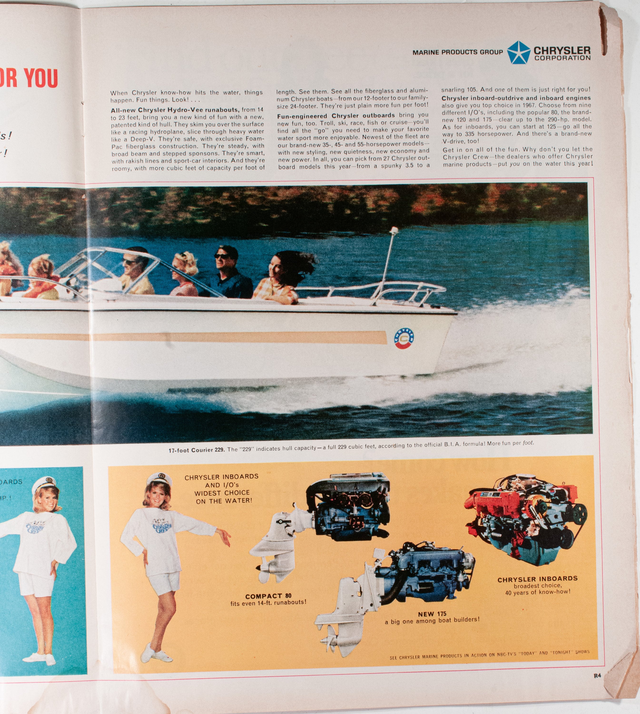 1967 Chrysler Hydro-vee Runabout Ad (1967lif-106ab) - Etsy