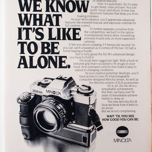 Minolta From the 80s - Etsy