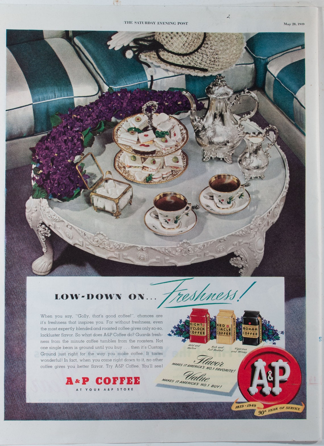 A&P Coffee Ad From 1949 49-PO-8 - Etsy