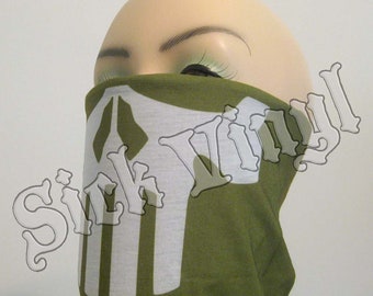 Skull Neck Gaiter Face Mask - Etsy