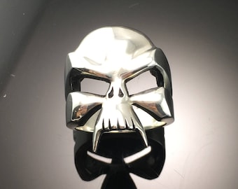 Sterling Silver Ring Vampire Horror Skull Nosferatu High - Etsy