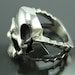 Women's .925 Sterling Silver Skull Ring Silver Skull Ring - Etsy