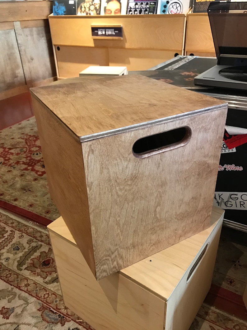 Vinyl Record Storage Cube Vinyl LP Crate For Vinyl LP - Etsy