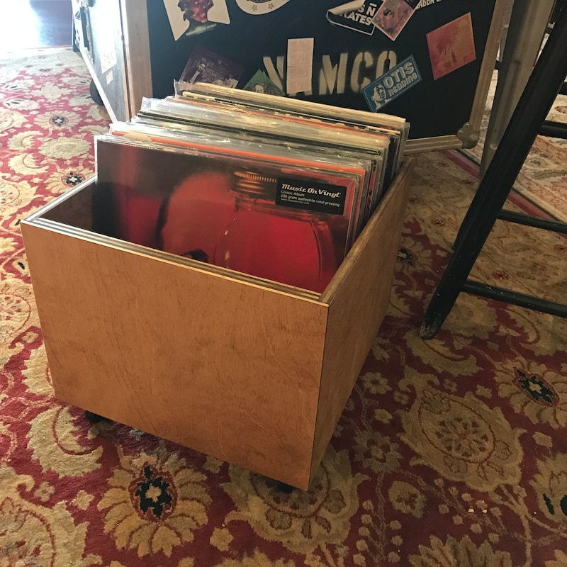 Record Crate - Etsy