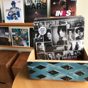 Vinyl Record Table Top Storage Rack and Display - Etsy