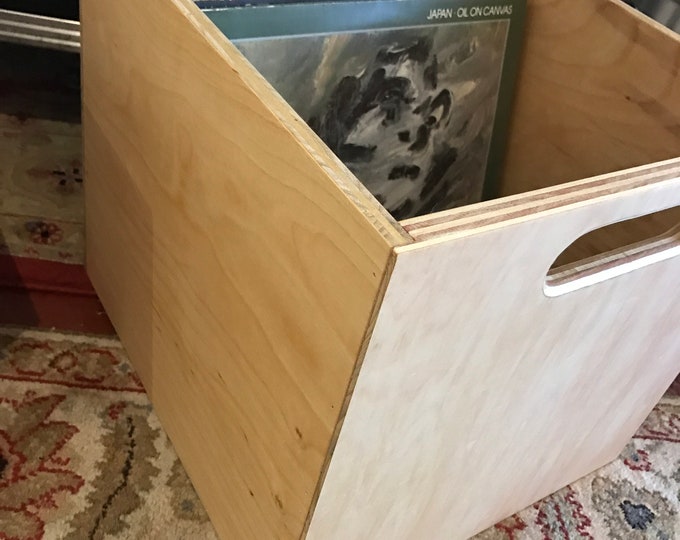 Vinyl Record Storage Cube Vinyl LP Crate for Vinyl LP Storage and ...