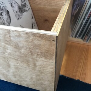 Vinyl LP Record Roll Around Cart // Record Crate // Vinyl LP Crate ...