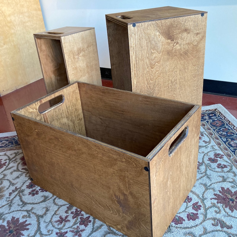 Custom Records Crate - Etsy