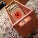 45 RPM 21 1/2 Deep Vinyl Record Storage and Display Crate Natural ...