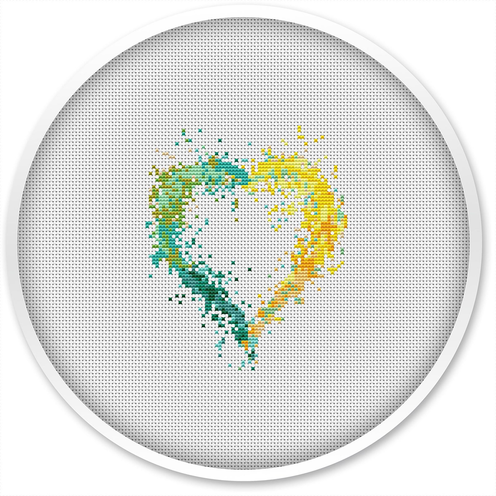 Small Heart Cross Stitch Pattern Free Shipping Cross Stitch - Etsy