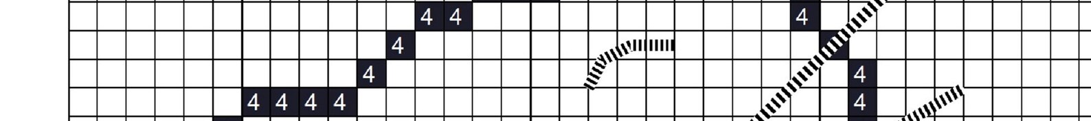 Treble Clef Cat Cross Stitch Pattern Modern Geometric Cross - Etsy