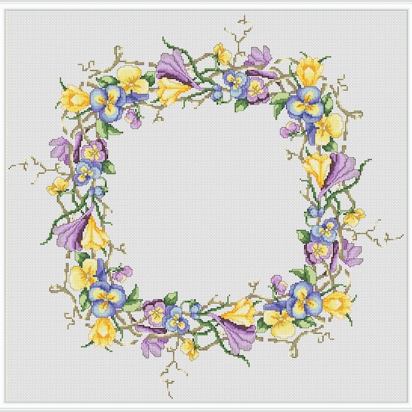 Cross Stitch Tablecloth Pattern - Etsy