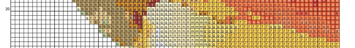 Mango Cross Stitch Pattern Cross Stitch Pdf Watercolor Pdf | Etsy