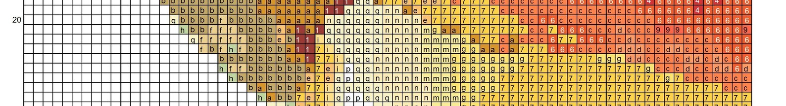 Mango Cross Stitch Pattern Cross Stitch Pdf Watercolor Pdf | Etsy