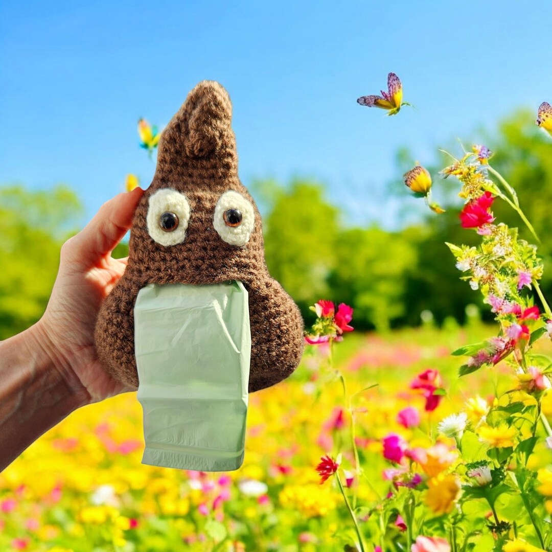 Poop Bag Holder, Shaped Poo Bag , Positive Gift Poop, Gift for Dig ...