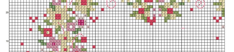 Heart cross stitch pattern free shipping cross stitch pdf | Etsy