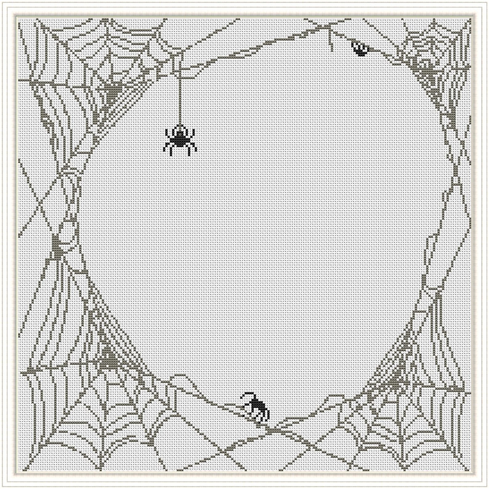 Spider Cross Stitch Pattern Instant Download Free Shipping - Etsy