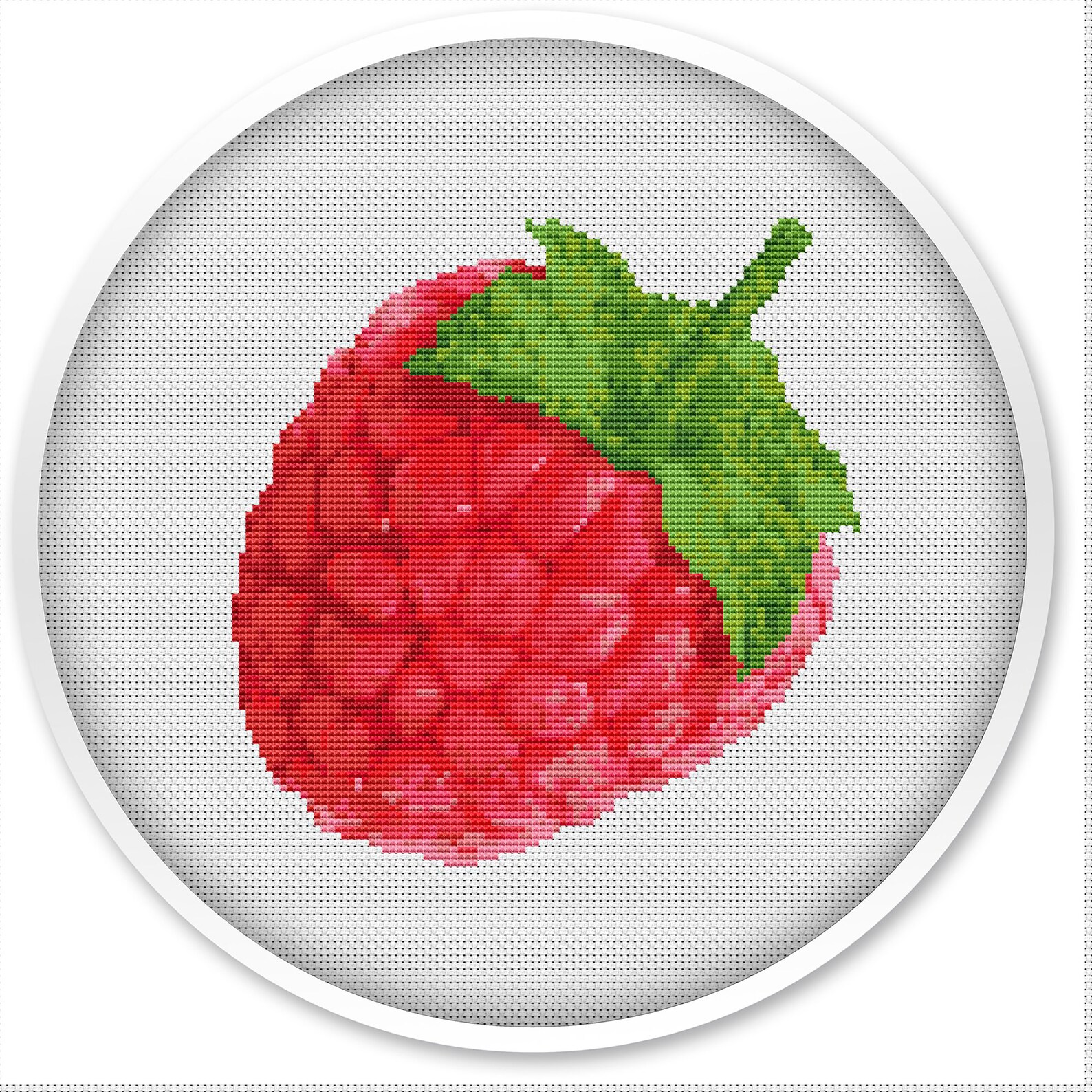 Raspberry Cross Stitch Pattern Free Shipping Cross Stitch - Etsy