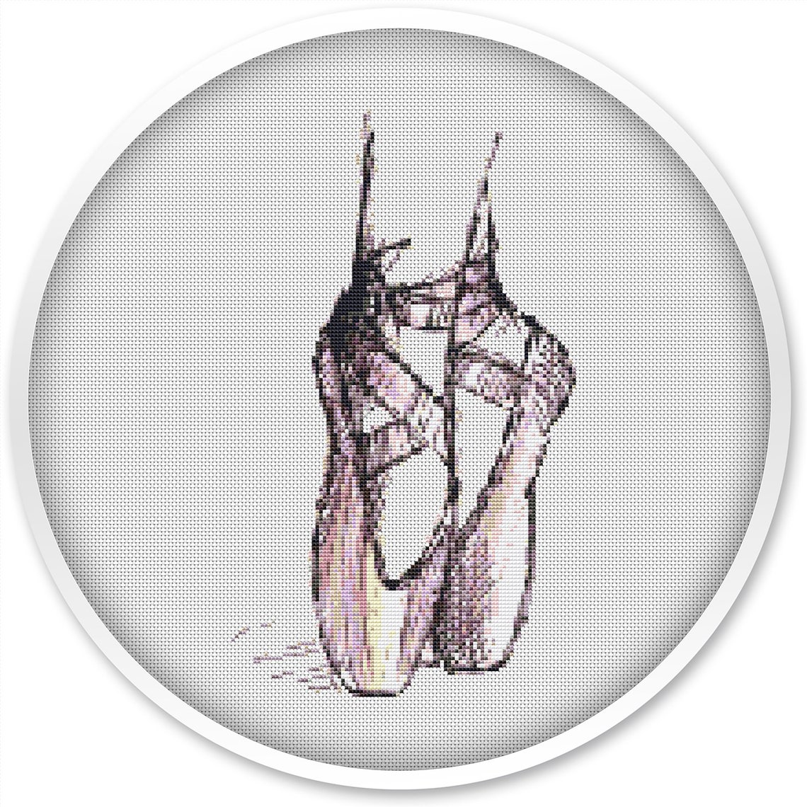 Pointe Shoes Cross Stitch Pattern Free Shipping Cross Stitch | Etsy