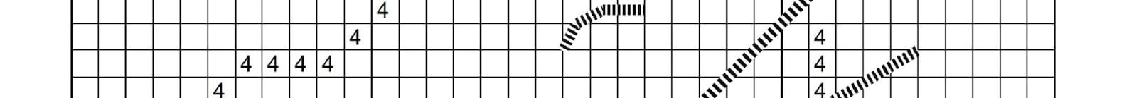 Treble Clef Cat Cross Stitch Pattern Modern Geometric Cross - Etsy