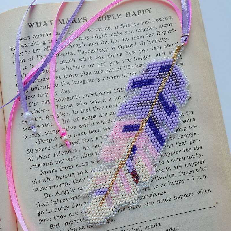 Feather Bookmarks - Etsy