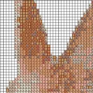 Rabbit Cross Stitch Pattern, Free Shipping, Cross Stitch Pdf, Cross ...