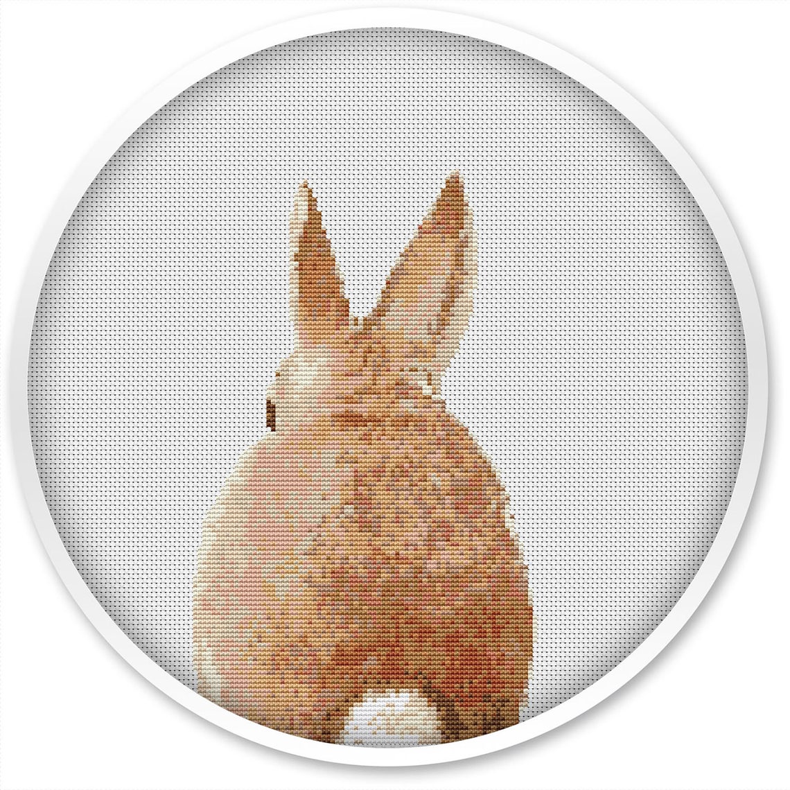 Rabbit Cross Stitch Pattern Free Shipping Cross Stitch Pdf - Etsy