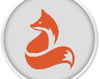 Fox Cross Stitch Pattern - Etsy