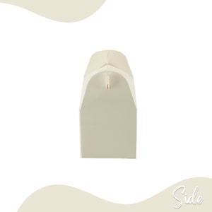 White Gable Box, Party Favor Box, Goodie Boxes, Favor Box, Candy Favor ...