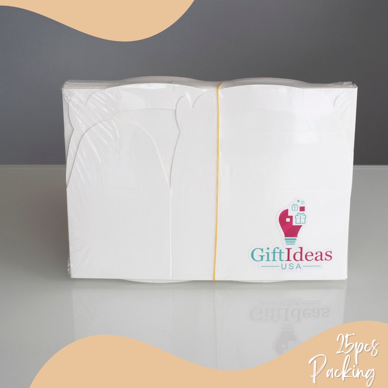 Rose Gold Gable Boxes: Party Favor Goodie Boxes, 24pcs - Etsy