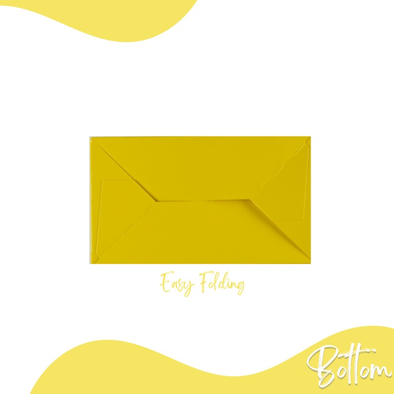 Yellow Gable Box, Party Favor Box, Goodie Boxes, Favor Box, Candy Favor ...