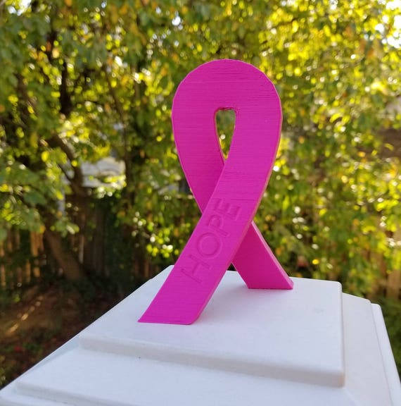 Standing Cancer Ribbon Hope | Etsy