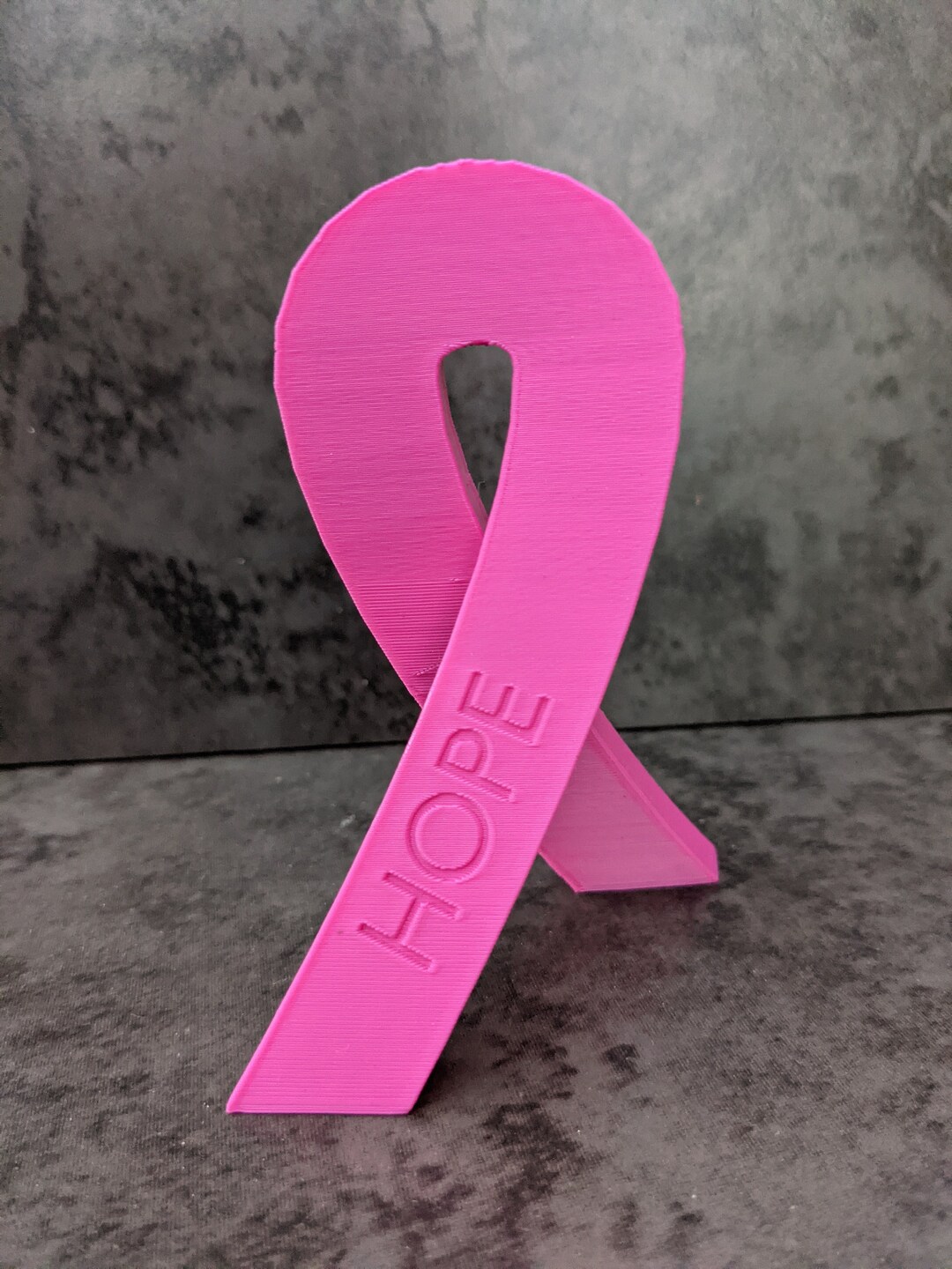 Standing Cancer Ribbon - Hope - Etsy