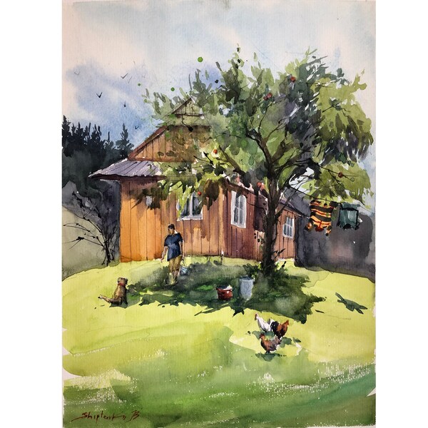 Rustic Painting - Etsy