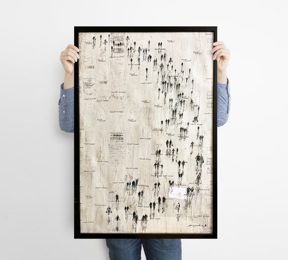 Consumers People Print of Original Art Watercolor Painting - Etsy