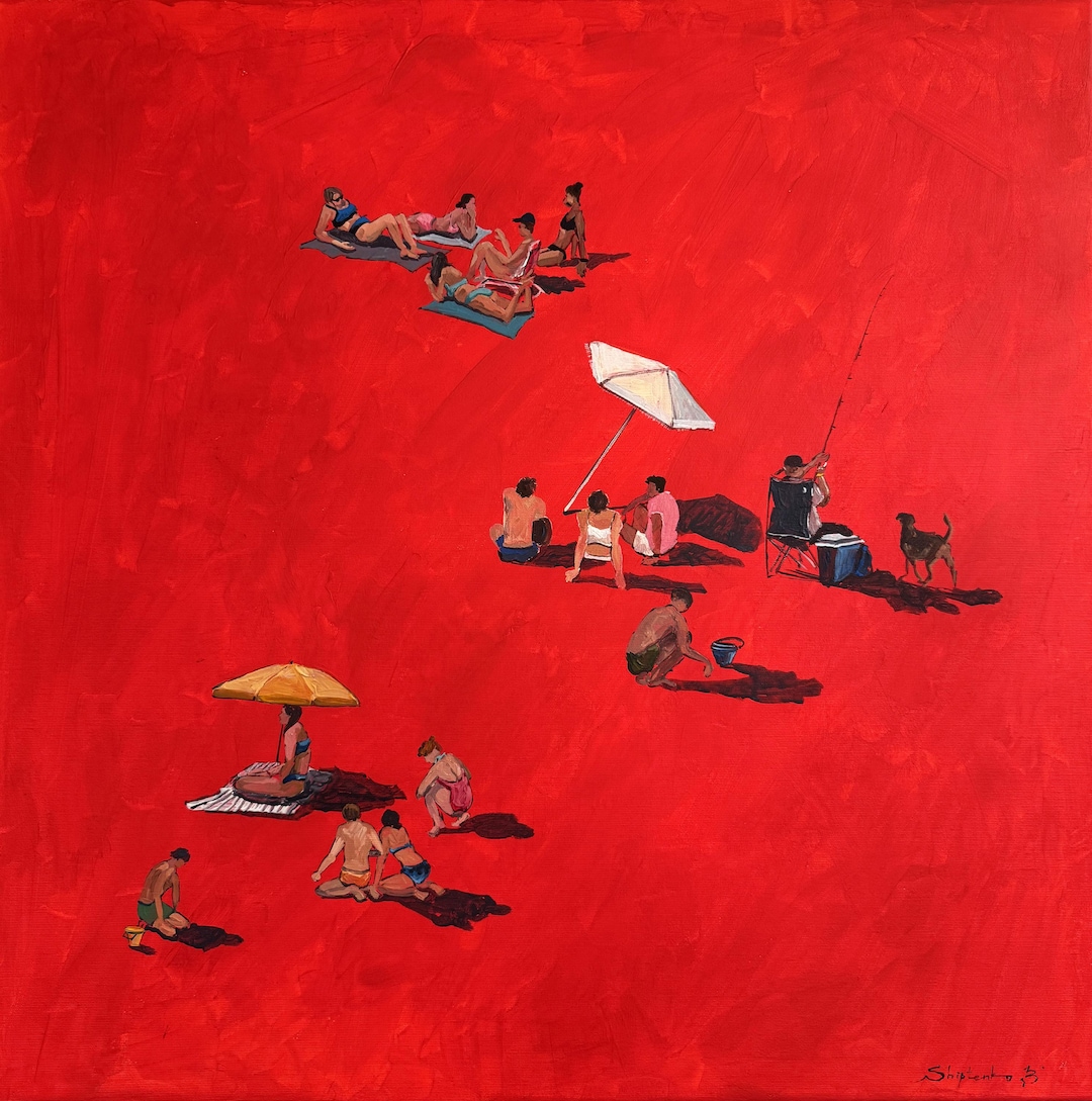 June Month Print of Original Acrylic Painting People Art Figurative ...