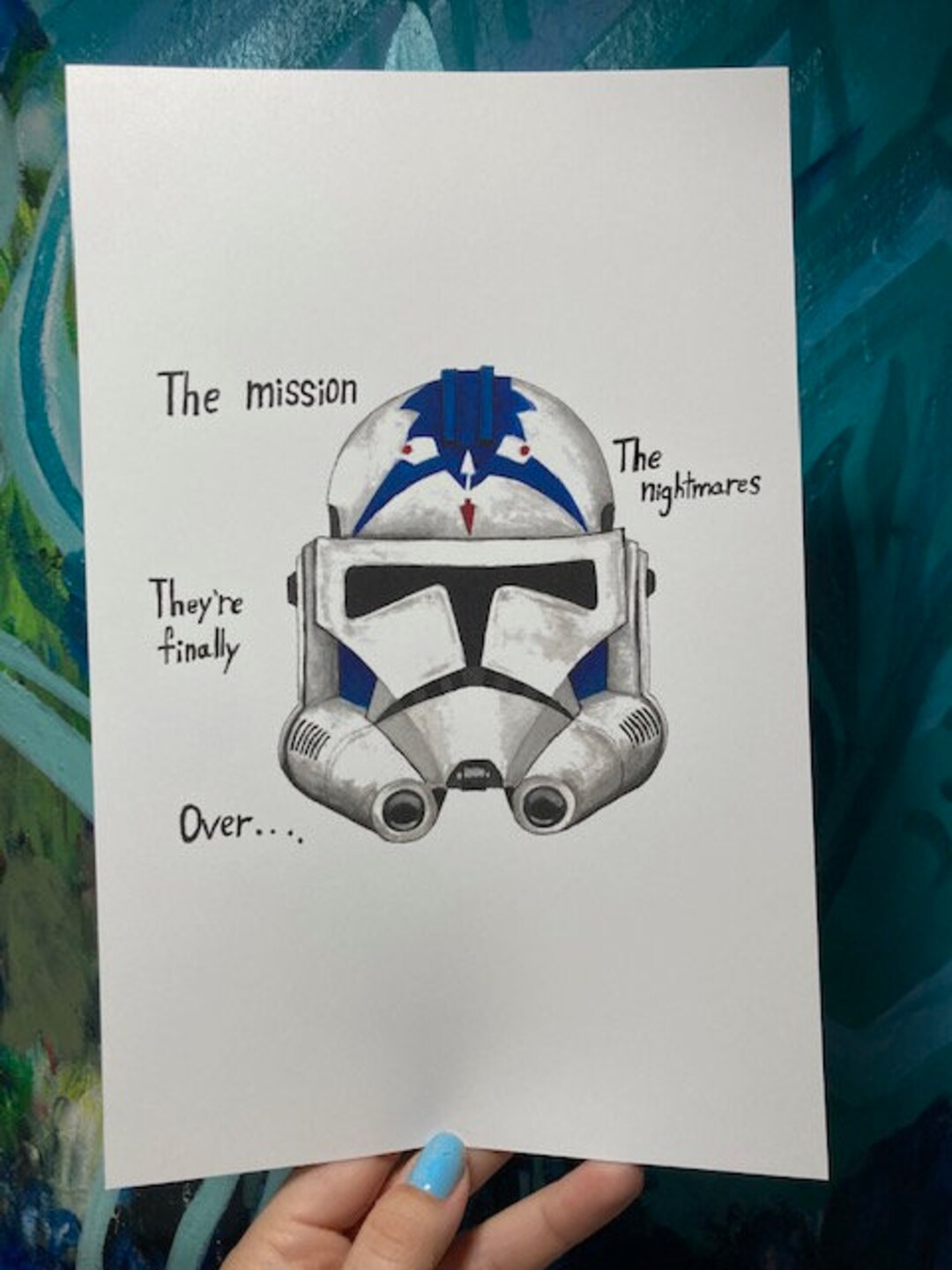 Fives Helmet Print - Etsy