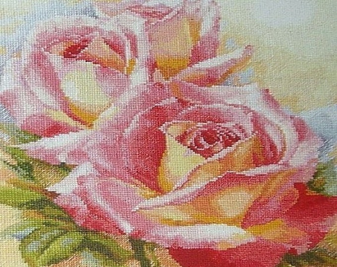 Pink Dreams Cross Stitch Kit by Alisa Roses Cross Stitch - Etsy