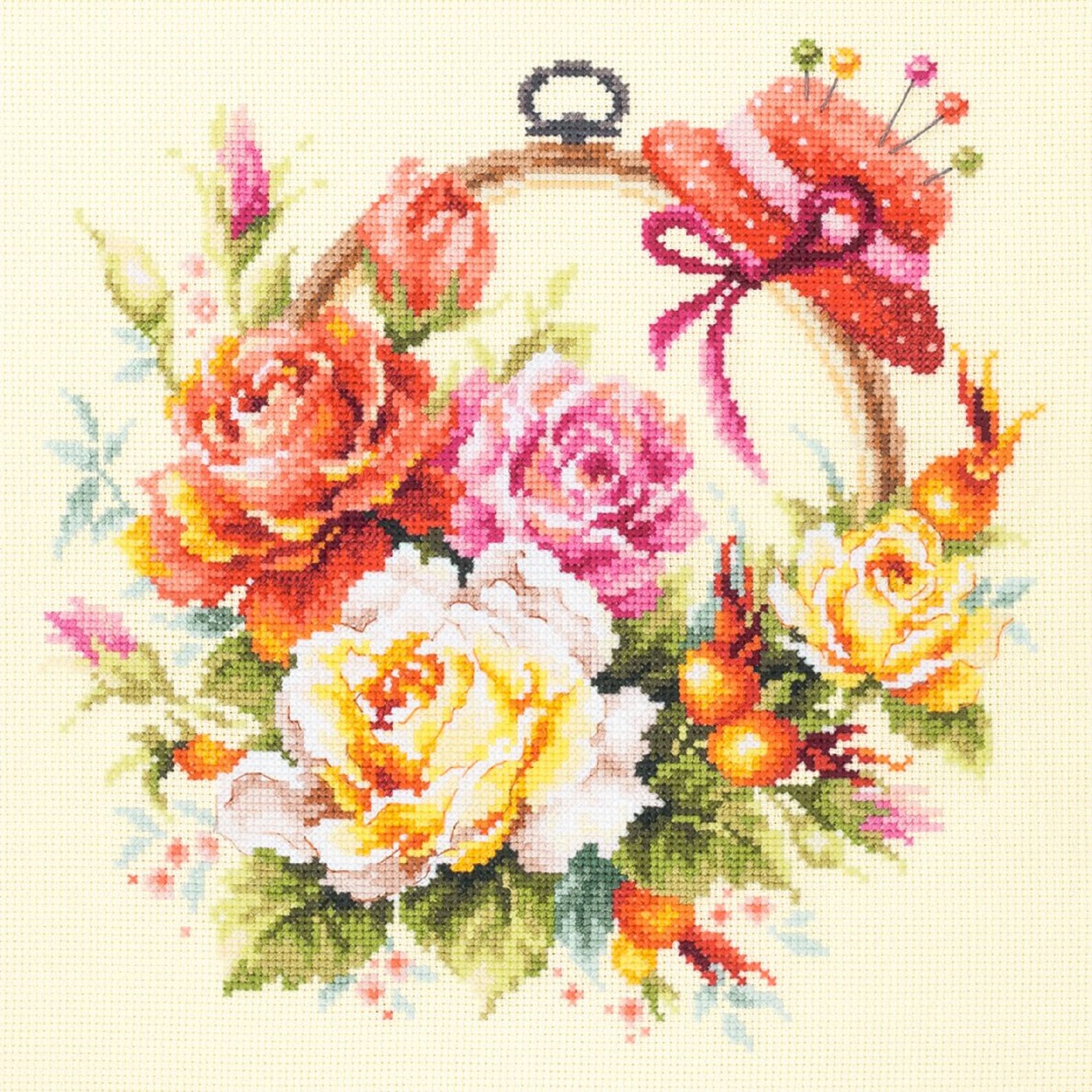Cross Stitch Kit MAGIC NEEDLE Roses for Needlewoman - Etsy