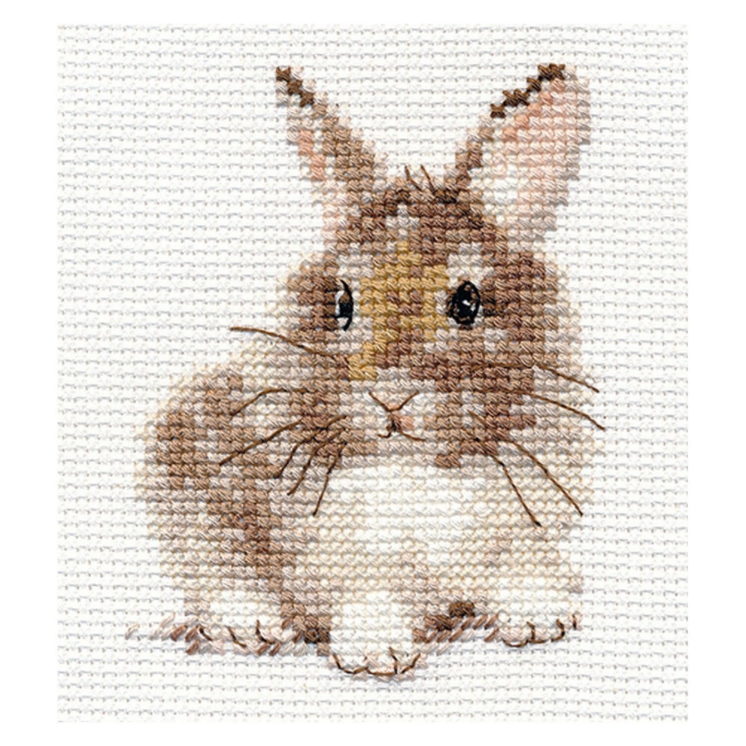 Cross Stitch Kit by Alisa Rabbit Cross Stitch for Children - Etsy