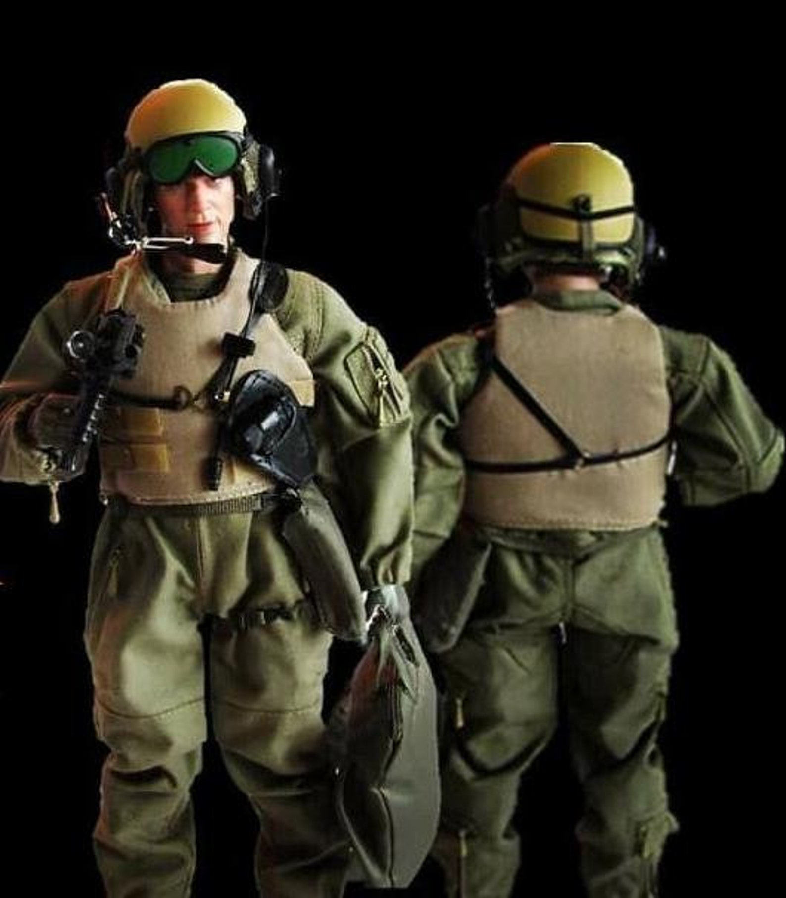 1/6 Scale Modern Armored Vehicle / Tank Crewman Uniform and Equipment ...
