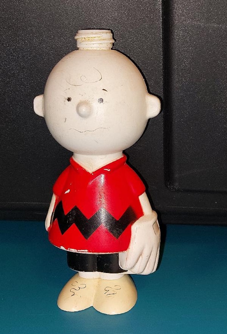 Vintage AVON Bath Soakies Peanuts Lucy and Charlie Brown - Etsy