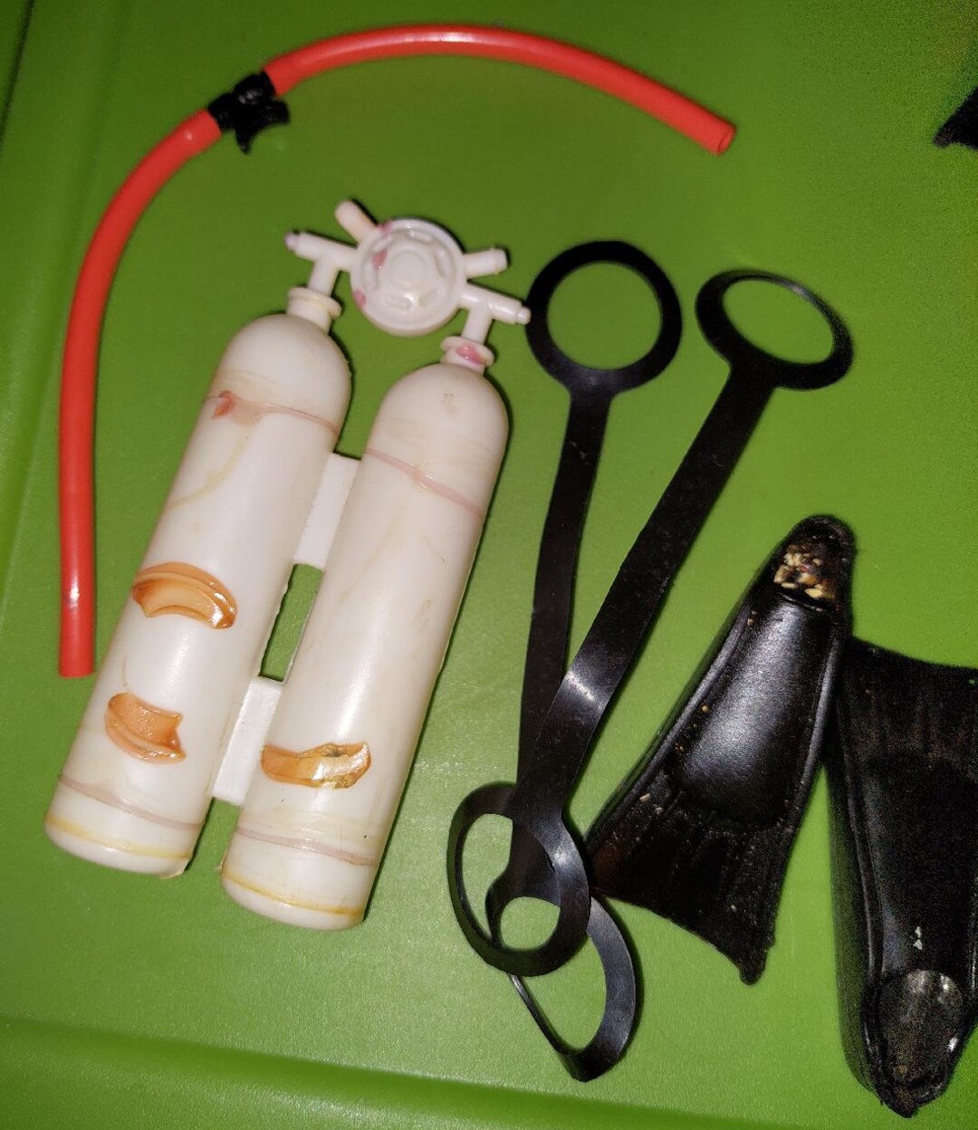 Vintage GI Joe White Scuba Tanks With Hose and Flippers LOT 1 - Etsy