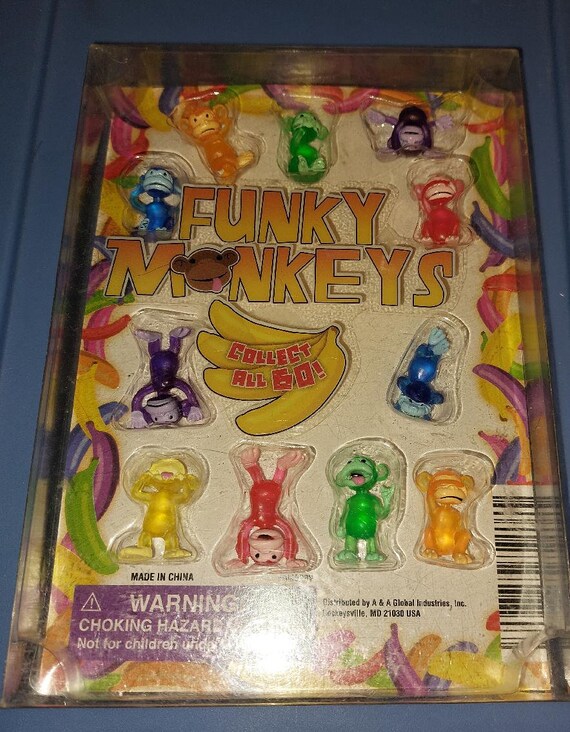 Vintage AA Global Funky Monkeys Vending Machine Figures on - Etsy