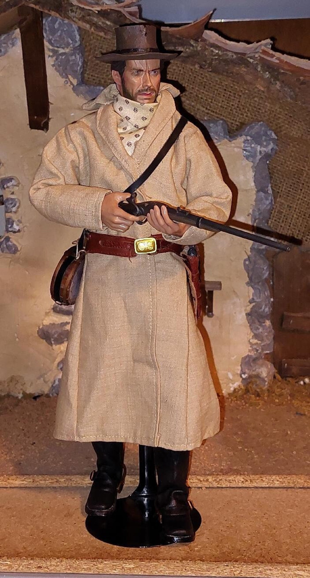 Custom Old West Cowboy Gunfighter Clint Action Figure - Etsy