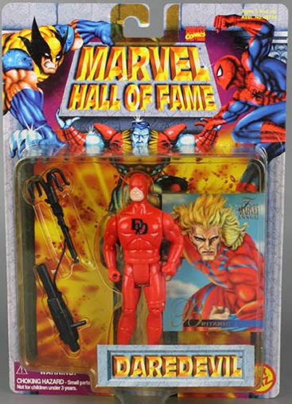 Toybiz Marvel DAREDEVIL Action Figure From Marvel Hall of Fame Vintage Etsy UK