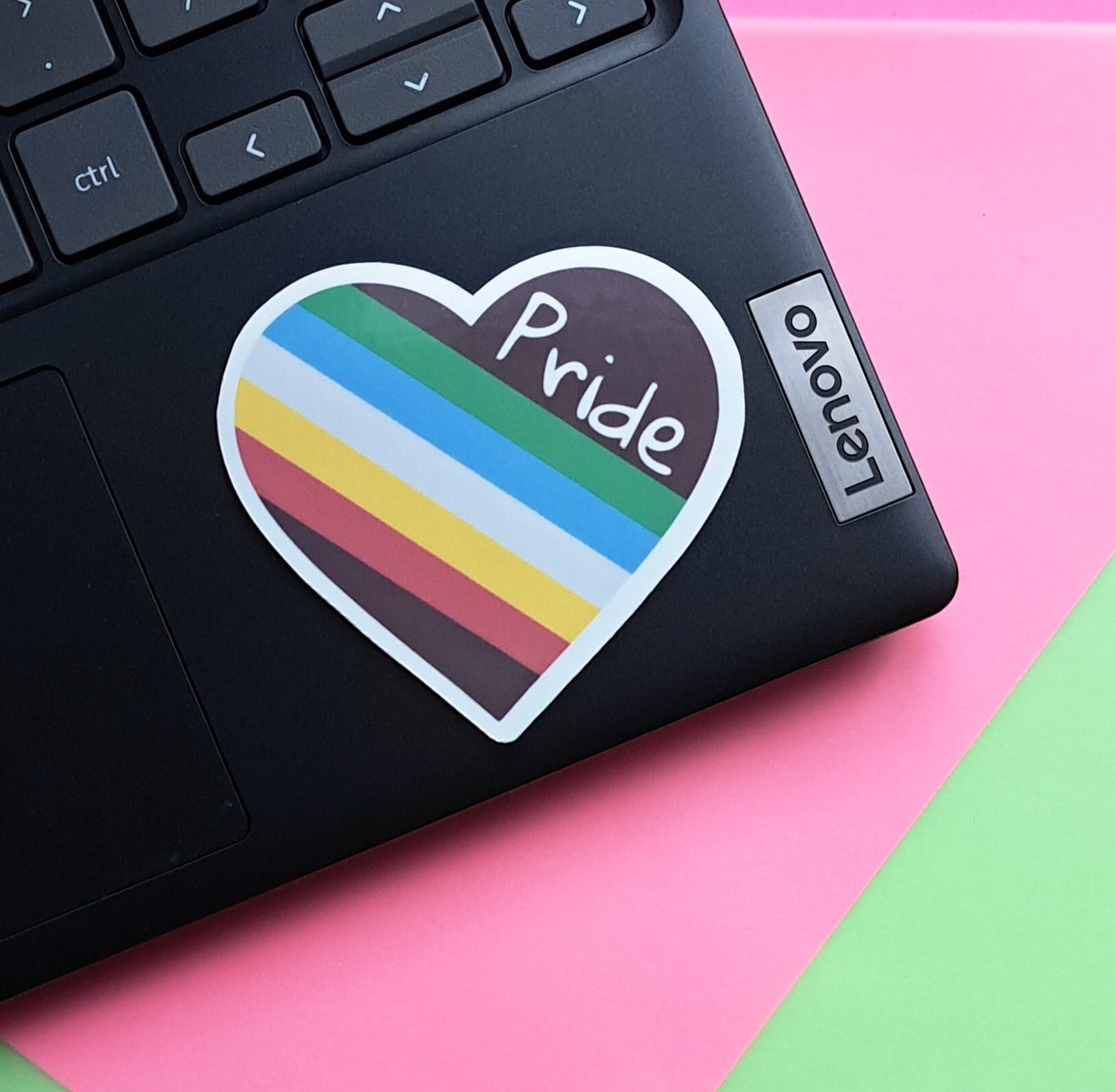 Disability Pride Heart Sticker 1 Piece Laptop Water Bottle - Etsy