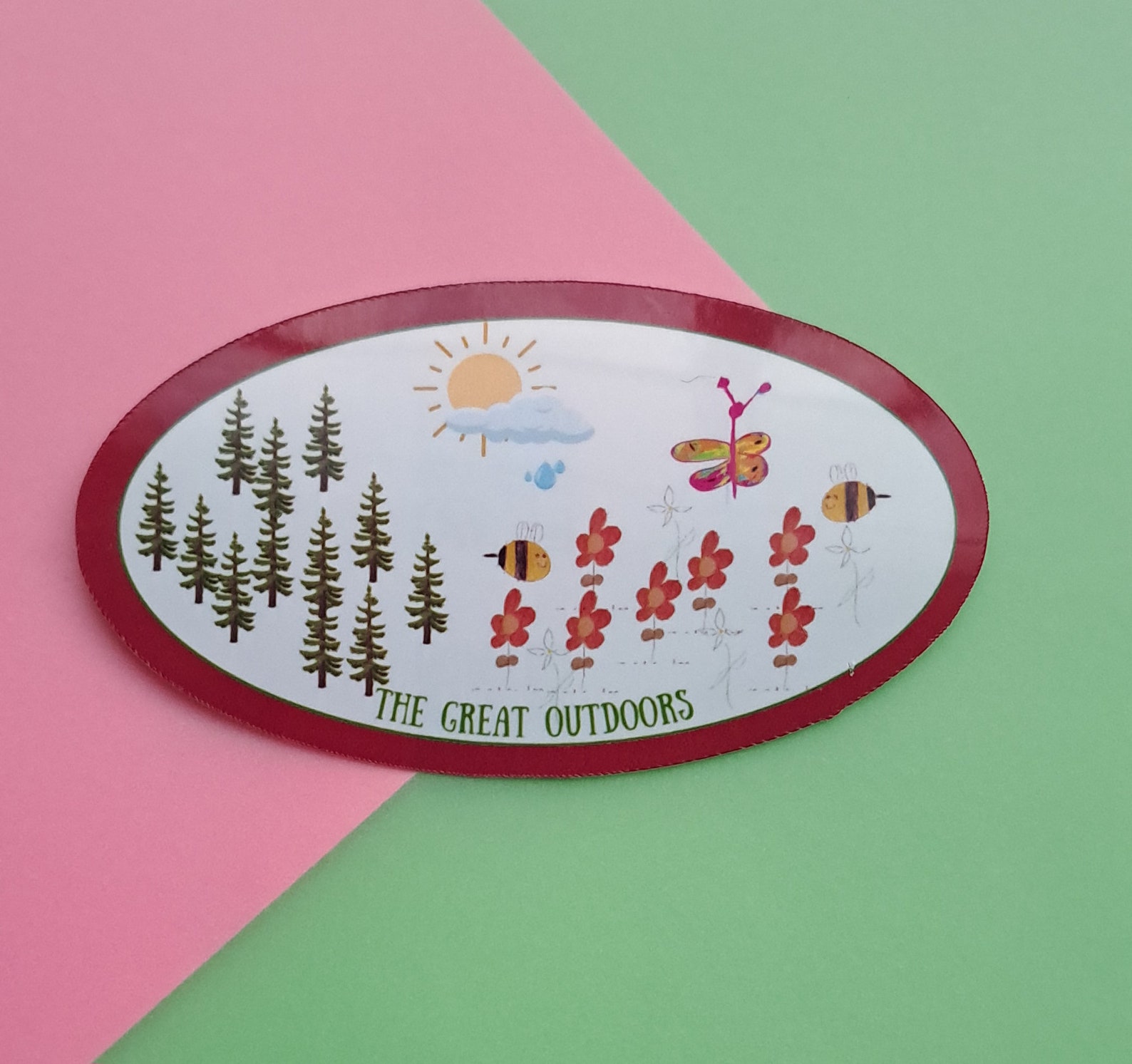 The Great Outdoors Vinyl Sticker Water-resistant - Etsy