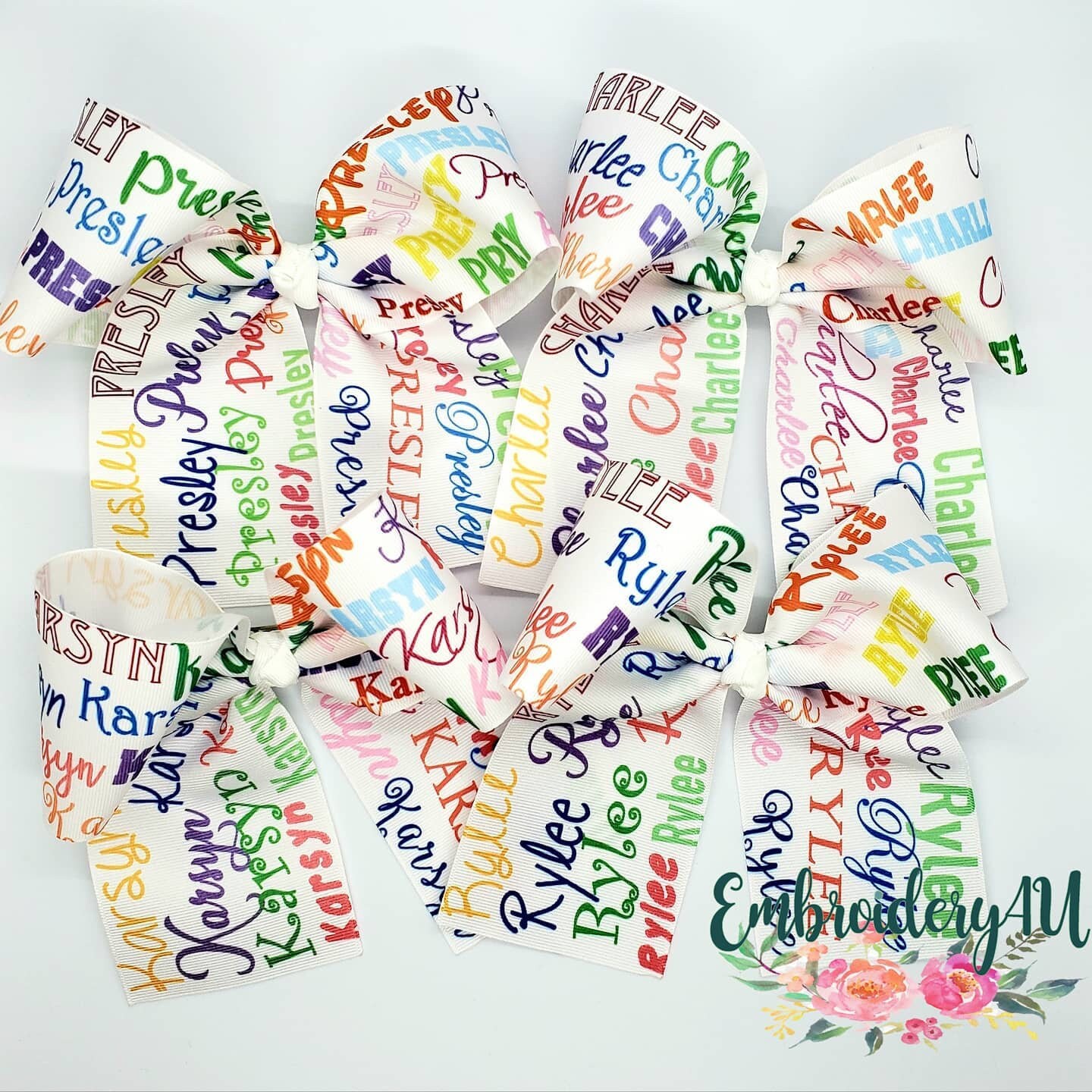 Personalized Name Hairbowname Bowbig Girls and Small - Etsy