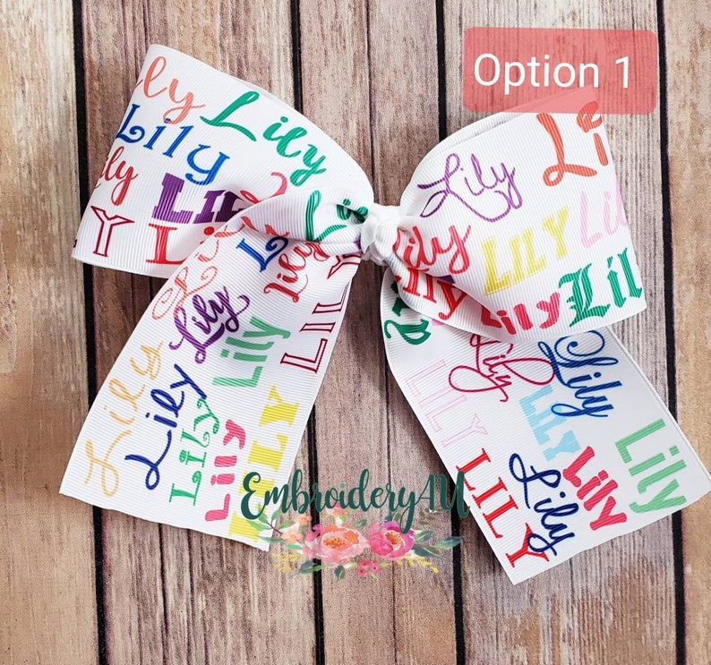 Personalized Name Hairbowname Bowbig Girls and Small - Etsy